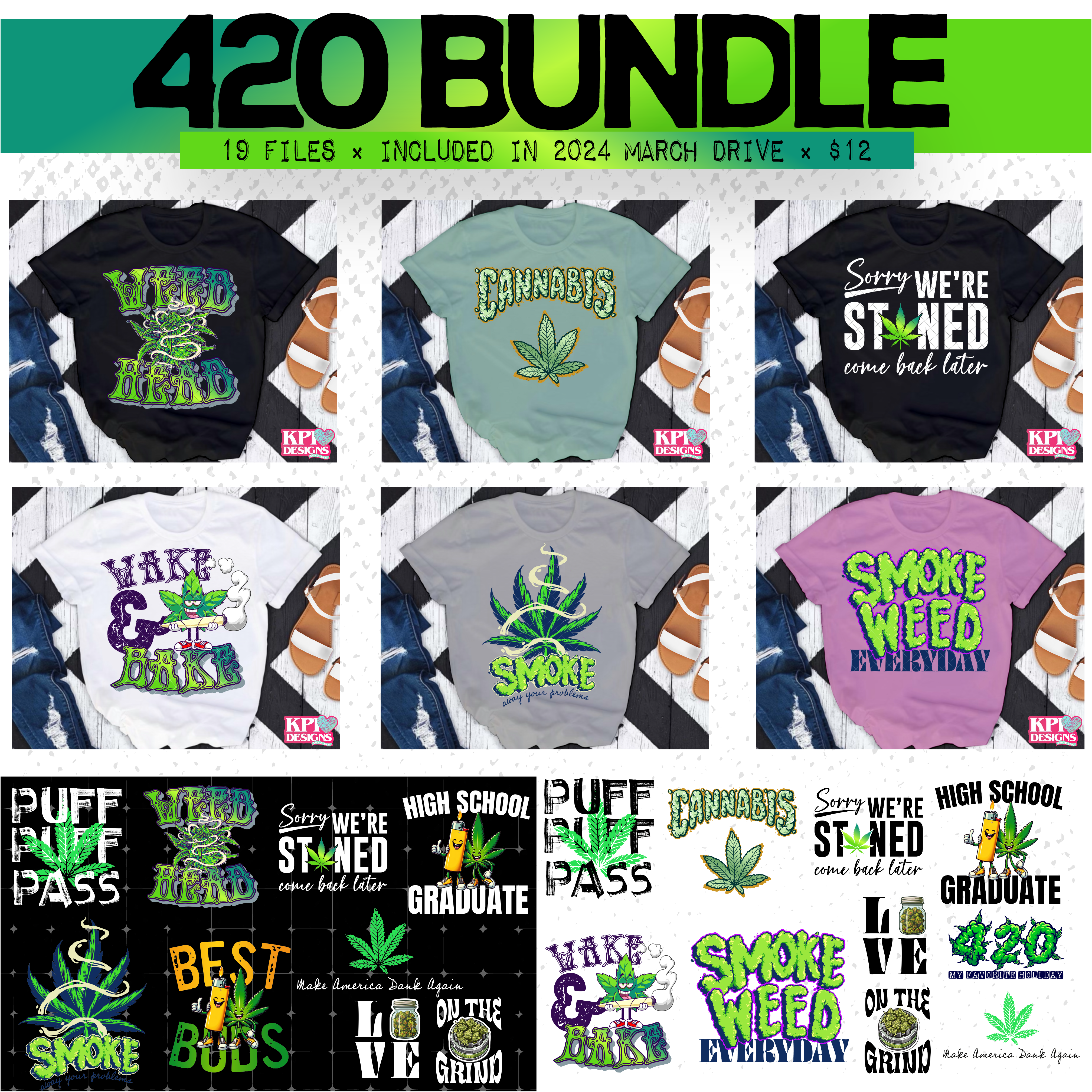 BUNDLE: 420 (19 files) - Mar2025 - PNG - Digital Design – KPI Designs Shop