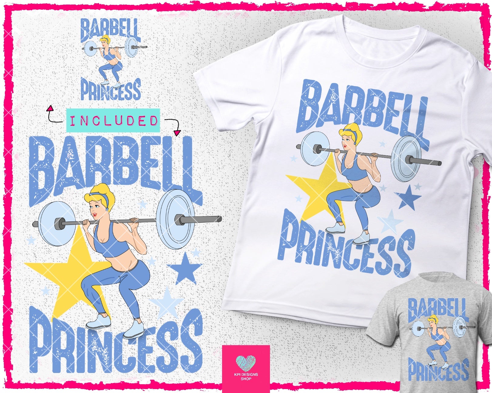 Barbell Princess (2-pack) - Feb2024 - PNG - Digital Design – KPI ...