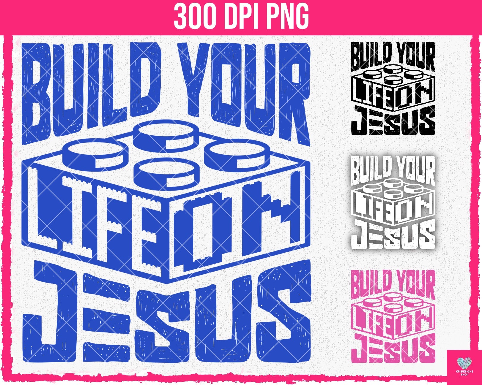 Build Your Life on Jesus (4-pack) - July2024 - PNG - Digital Design ...