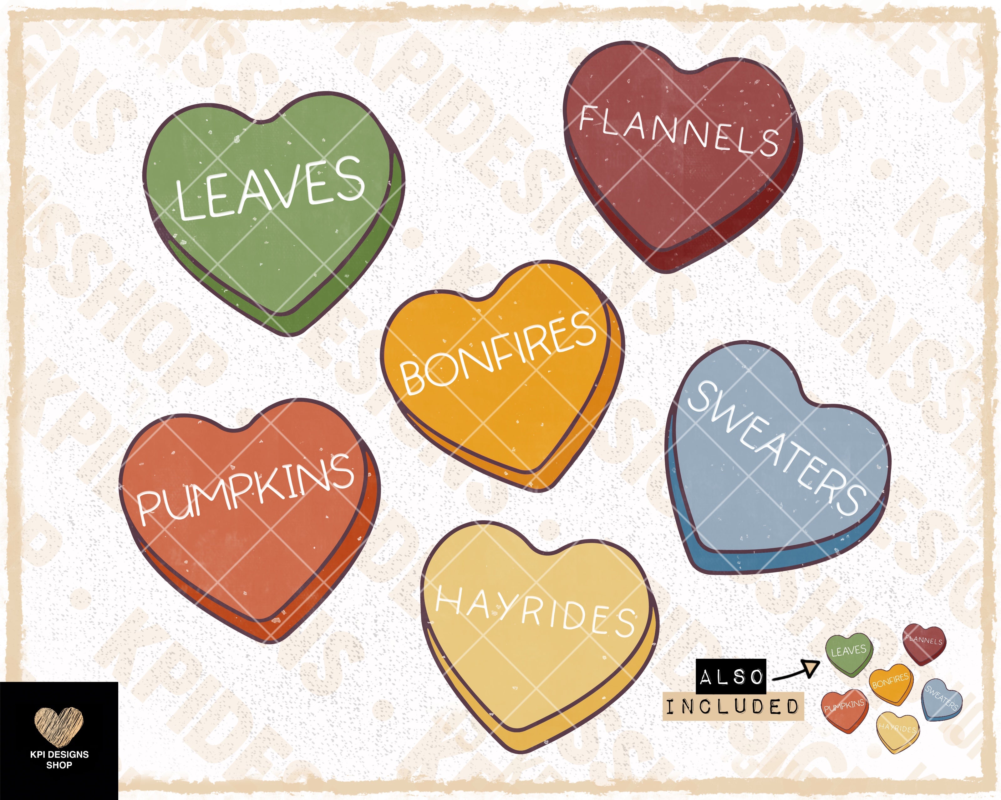 Fall Hearts (3-pack) - Aug2023 - PNG - Digital Design – KPI Designs Shop