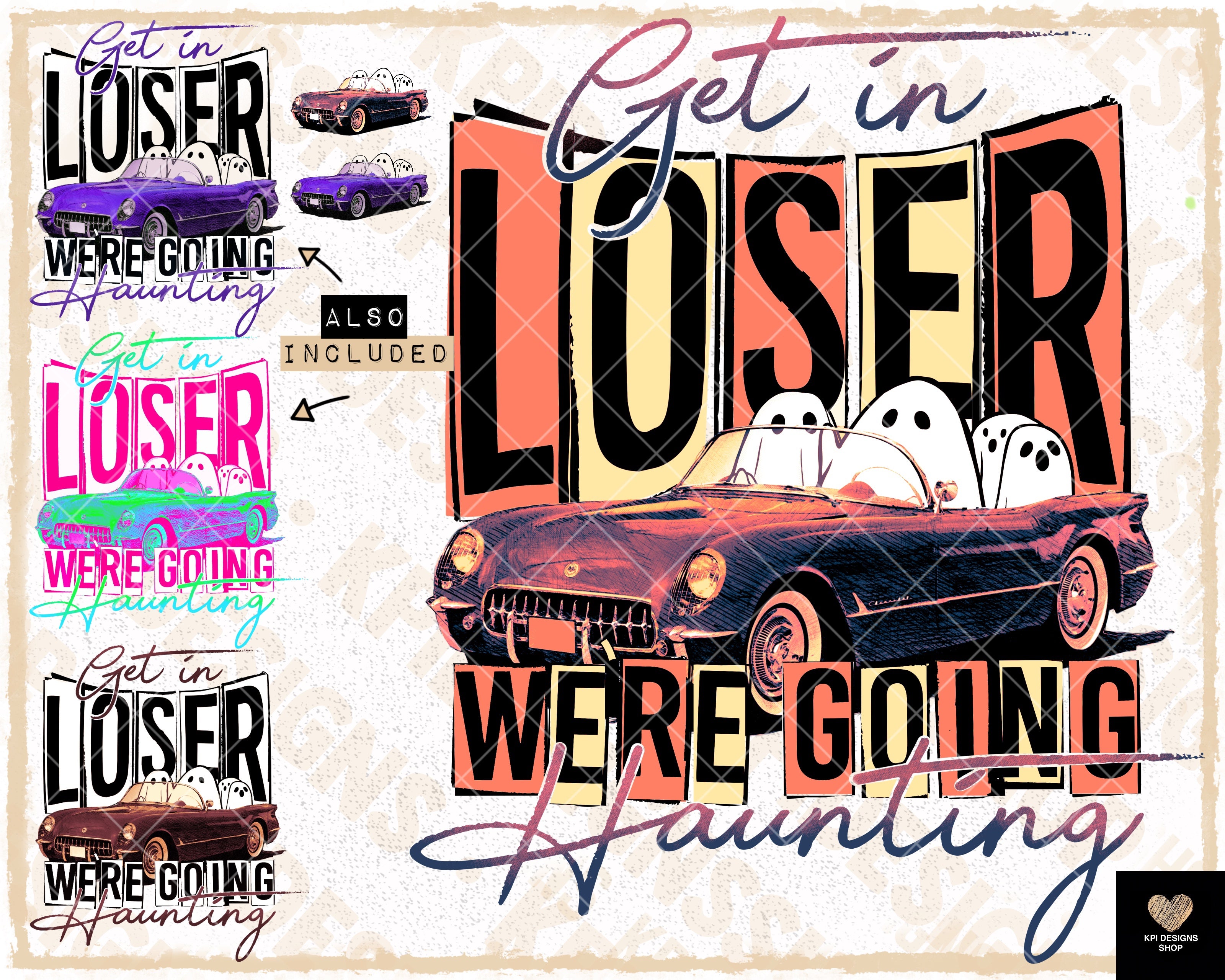 Get in Loser, We're Going Haunting + Matching Pocket (5-pack) - July20 ...