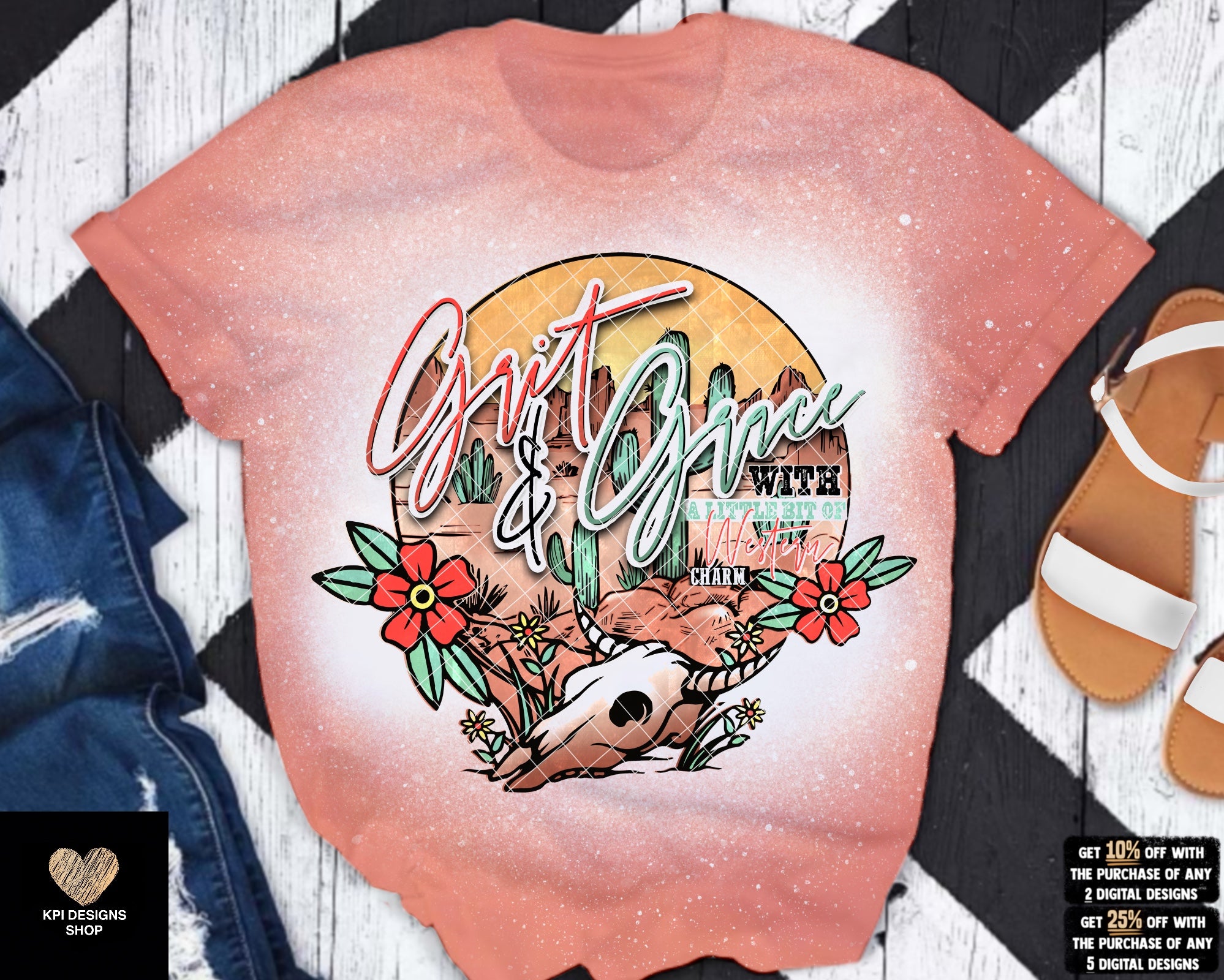 Grit & Grace + Matching Pocket - (3-pack) June2023 - PNG - Digital Des ...