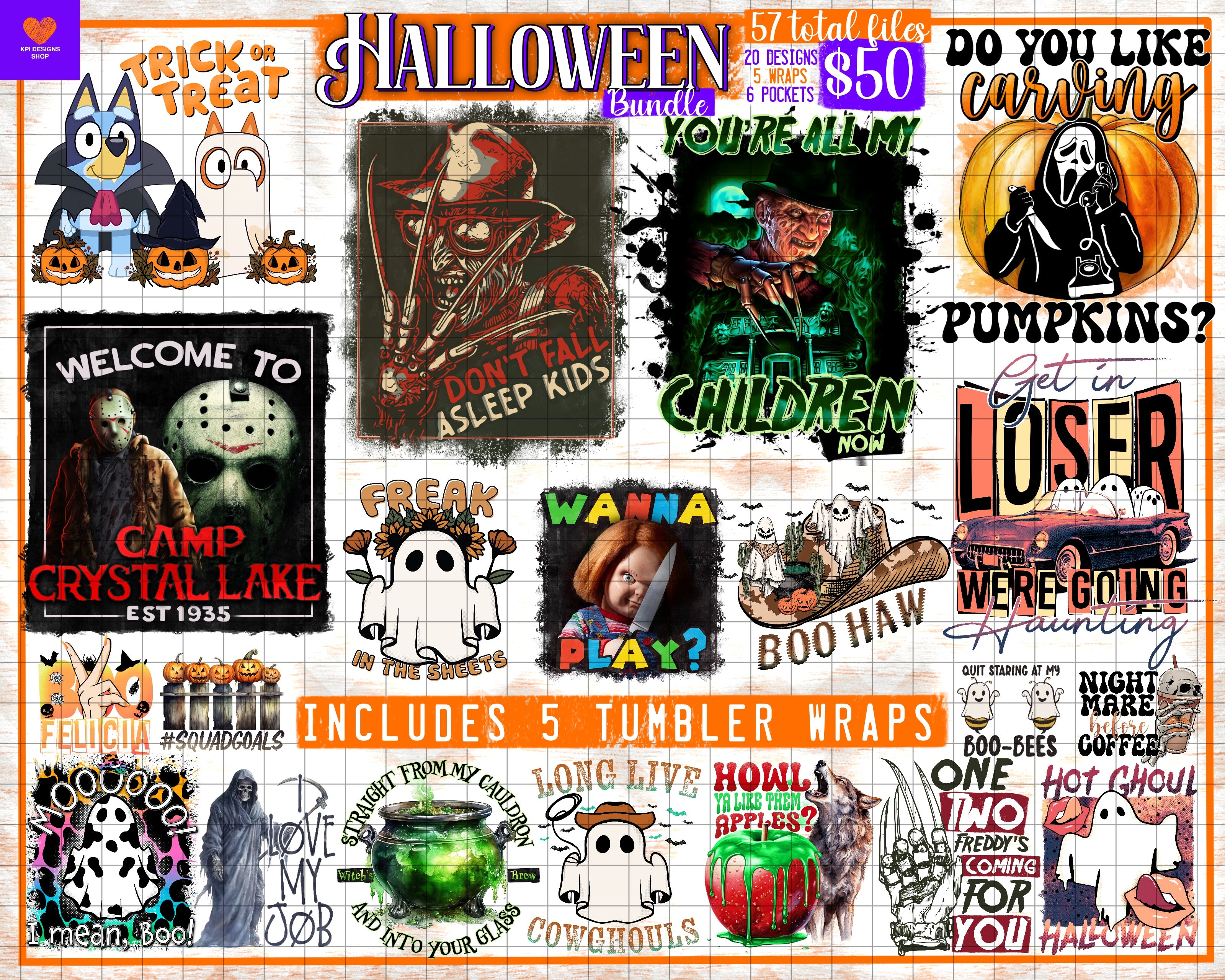 2023 Halloween BUNDLE (Personal Use Recommended on VIP Designs) – KPI ...