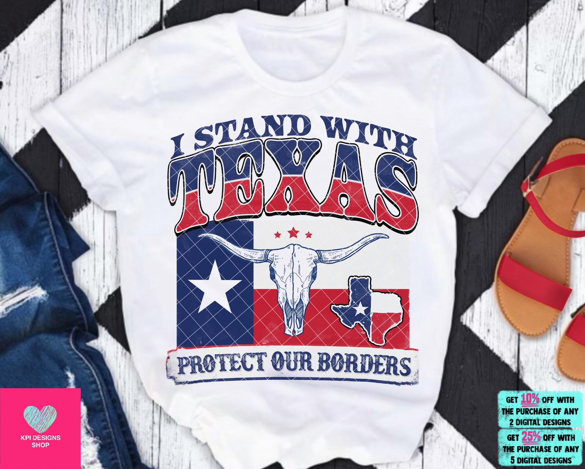 I Stand With Texas (2-pack) - Jan2024 - PNG - Digital Design – KPI ...