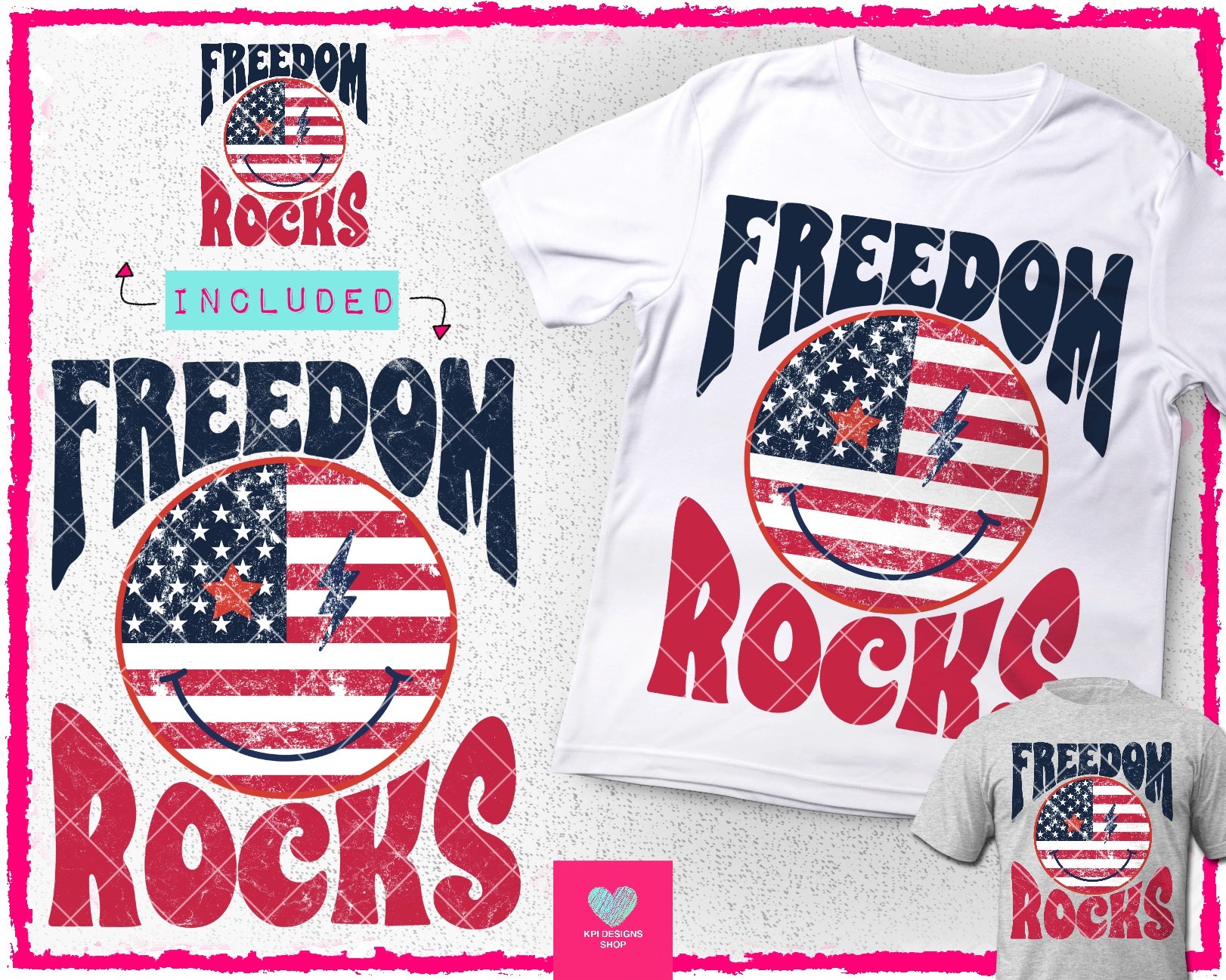 Freedom Rocks (2-pack) - Apr2024 - PNG - Digital Design – KPI Designs Shop