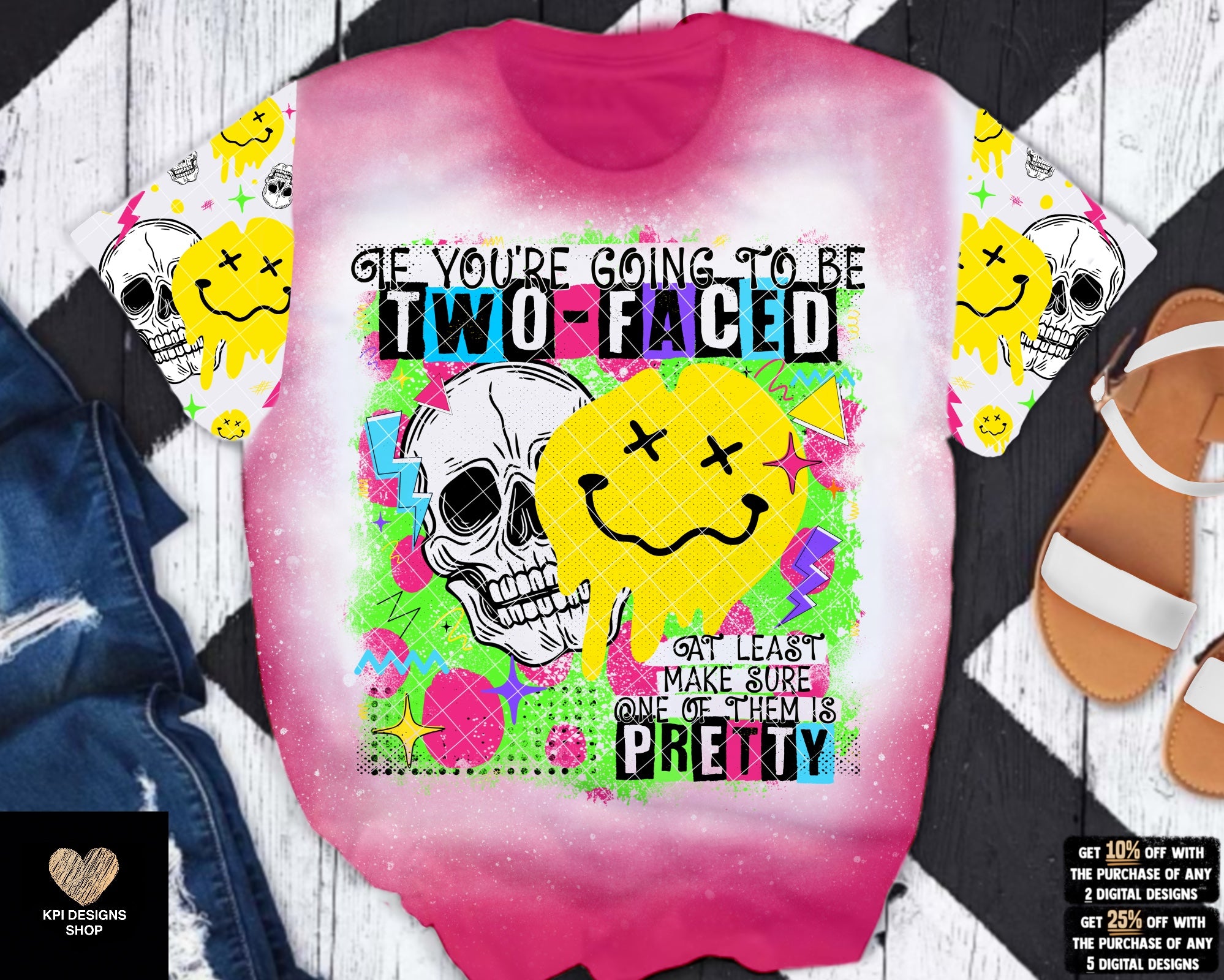 If You're Going to Be Two-Faced + Matching Pocket - Aug2023 - PNG - Di ...