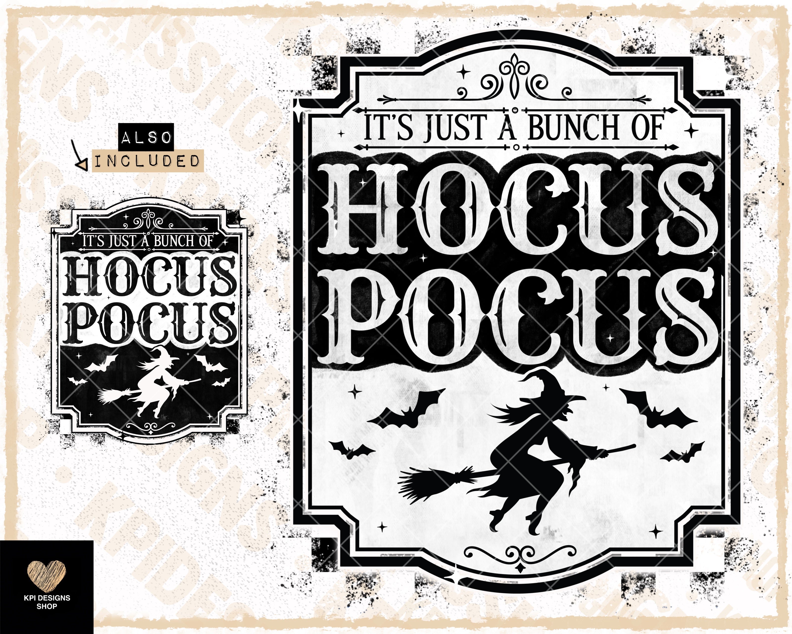 It's Just a Bunch of Hoc Poc (2-pack) - Sept2023 - PNG - Digital Desig ...