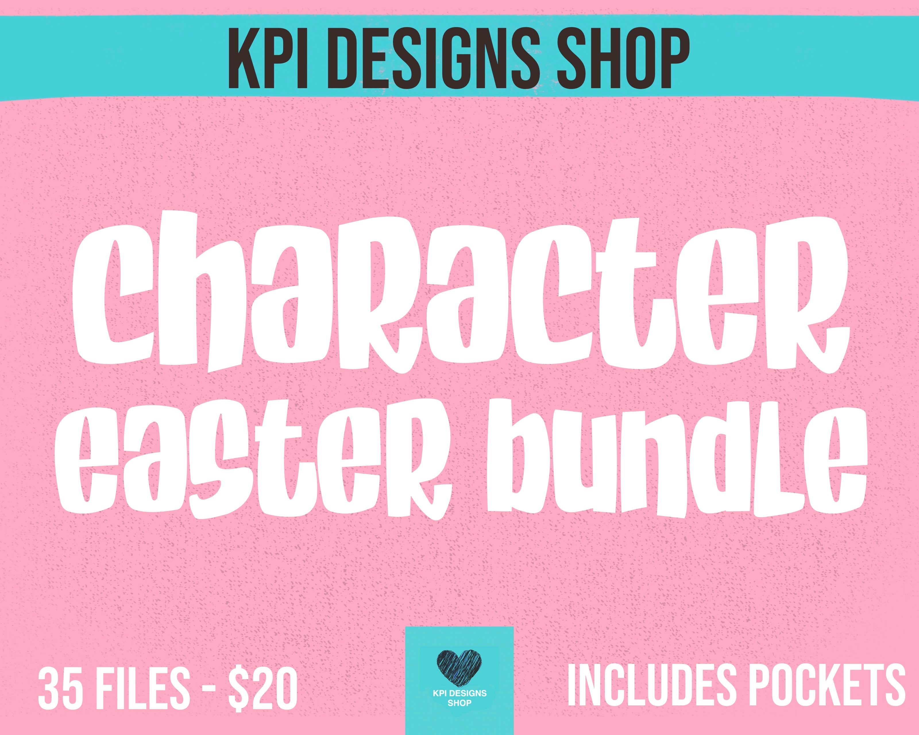 BUNDLE: Characters of Easter (35 files) - Mar2024 - PNG - Digital Desi – KPI Designs Shop