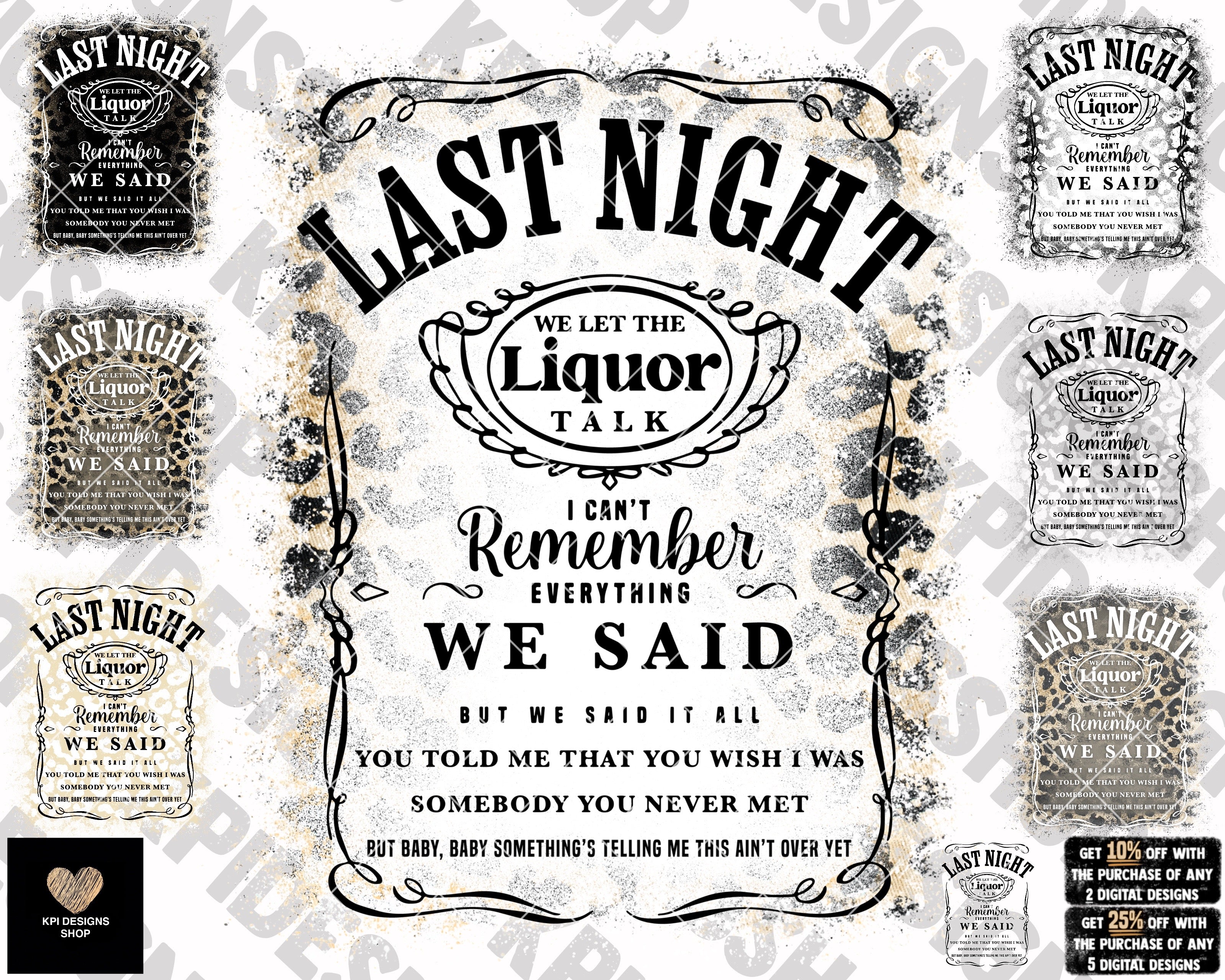 Last Night Leopard (8-pack) - Feb2023 - PNG - Digital Design (Personal ...