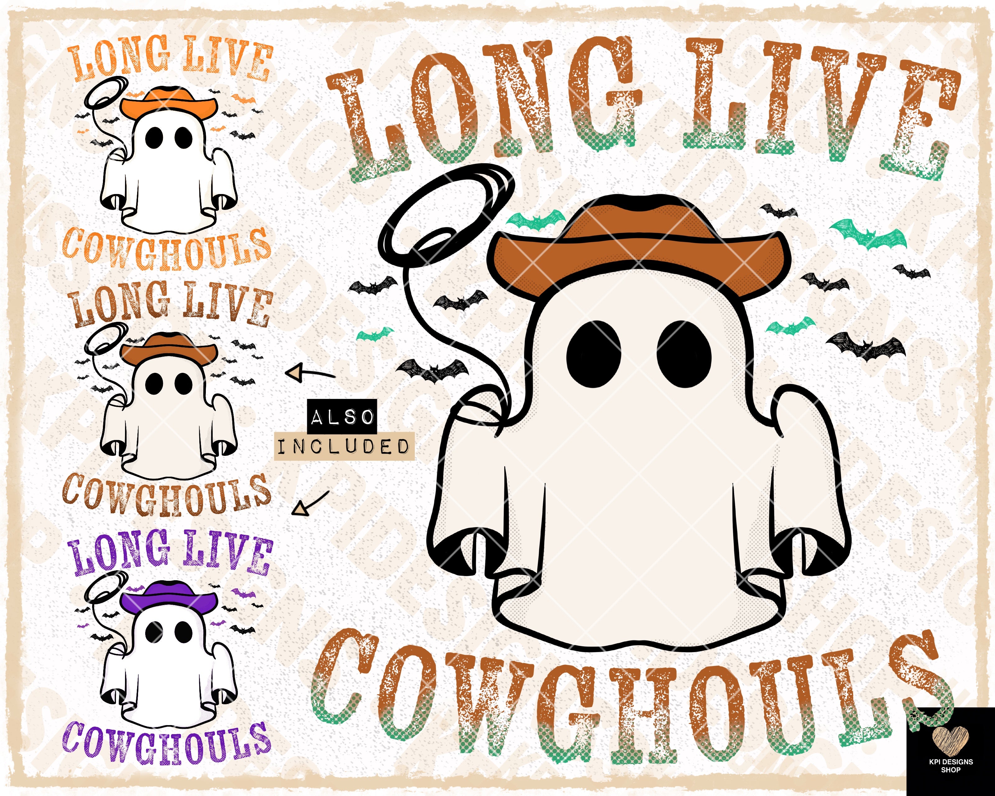 Long Live Cowghouls (4-pack) - July2023 - PNG - Digital Design – KPI ...