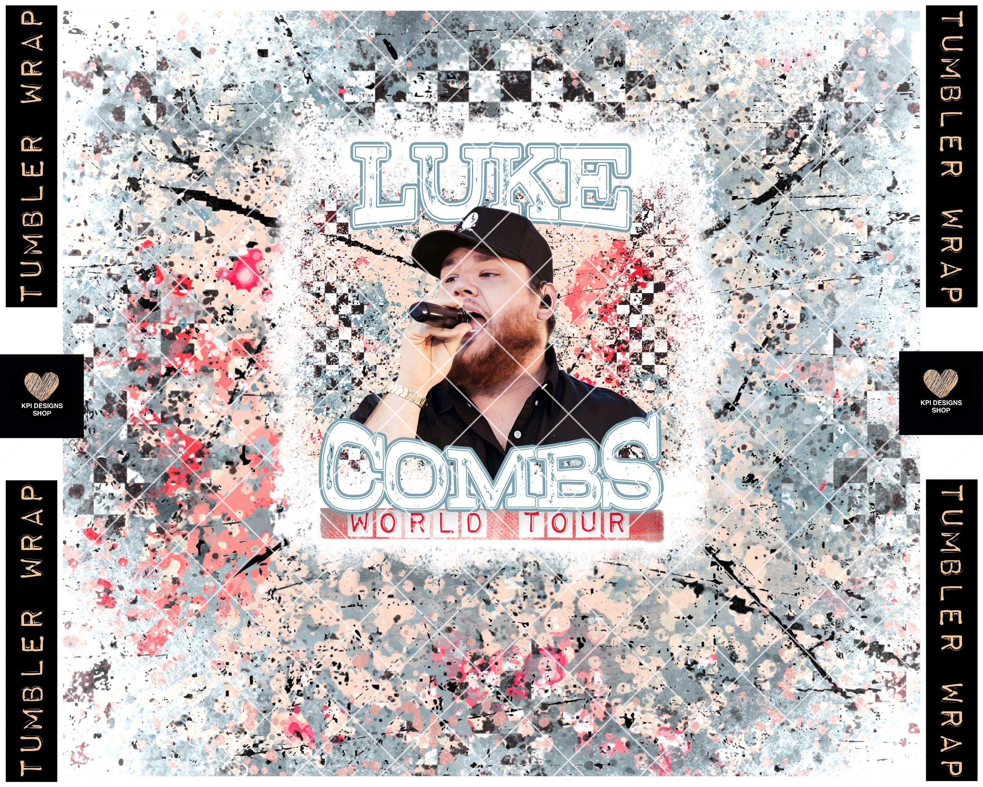 Tumbler Wrap: Luke Tour - Mar2023 - PNG - Digital Design (Personal Use ...