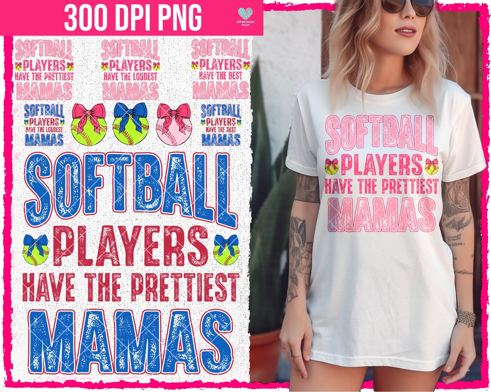 Softball Players Have the Prettiest/Loudest/Best Moms + Matching Sleev ...