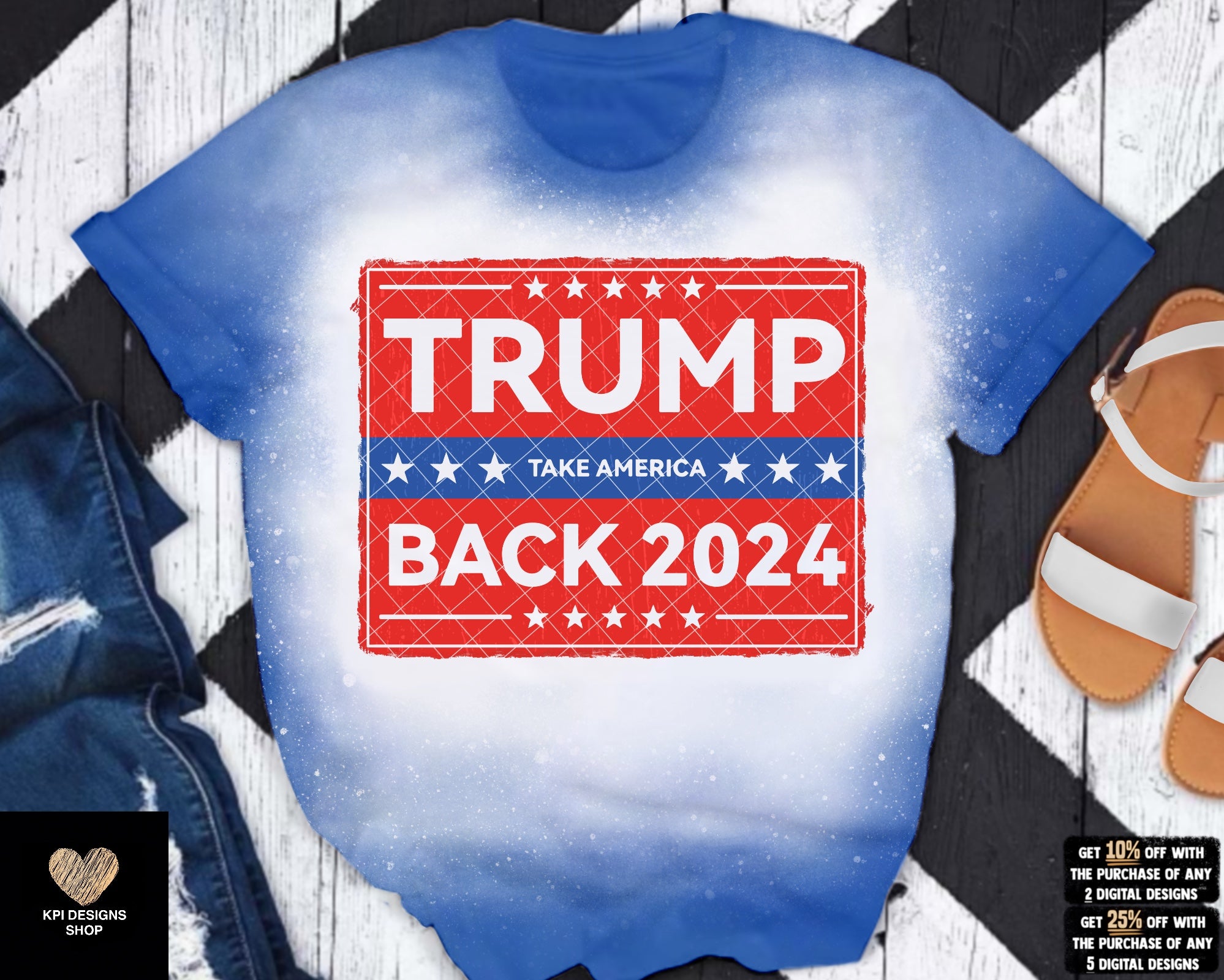 Trump Take America Back (2-pack) - June2023 - PNG - Digital Design ...