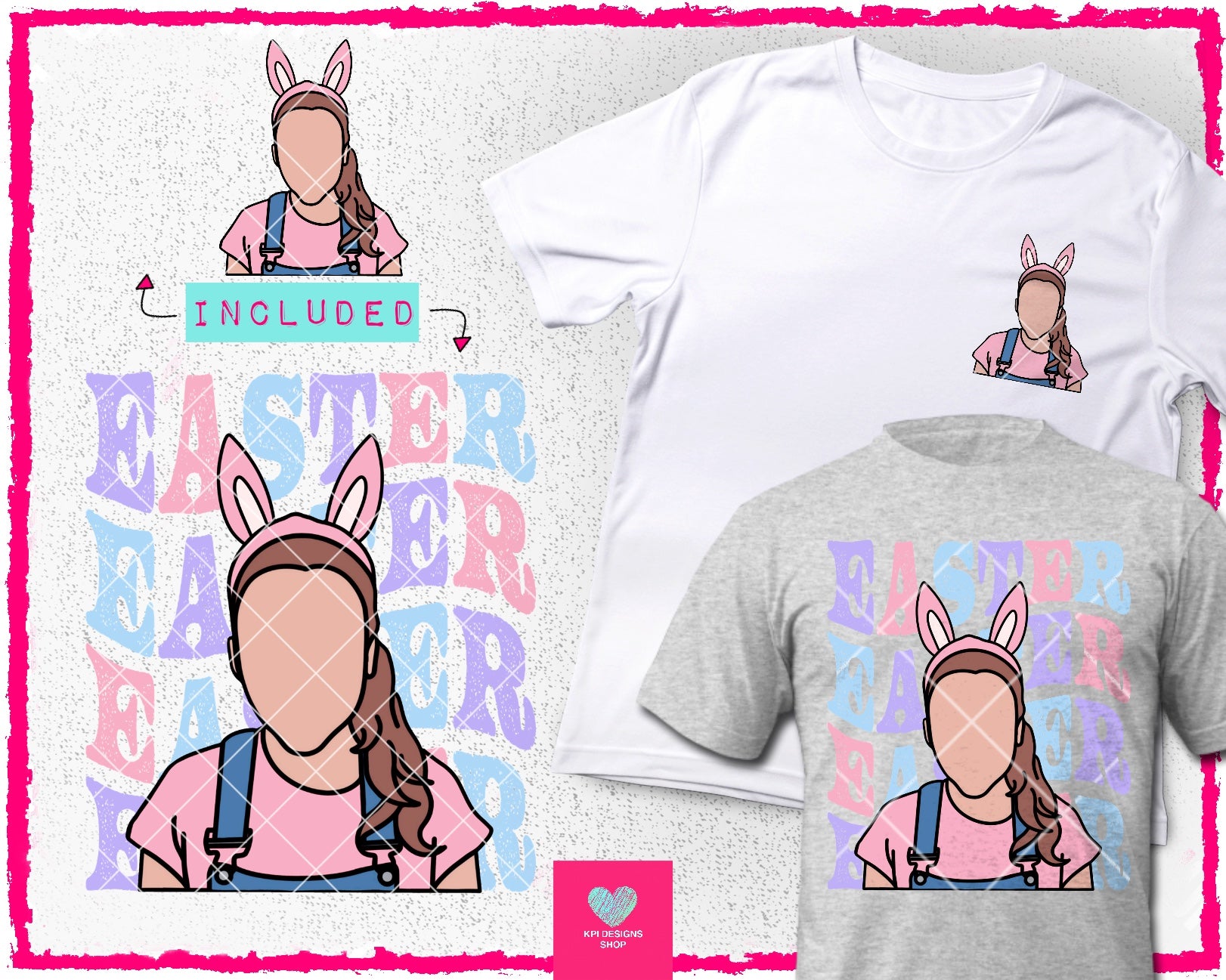 Rachel Easter + Matching Pocket - Mar2024 - PNG - Digital Design (Pers ...