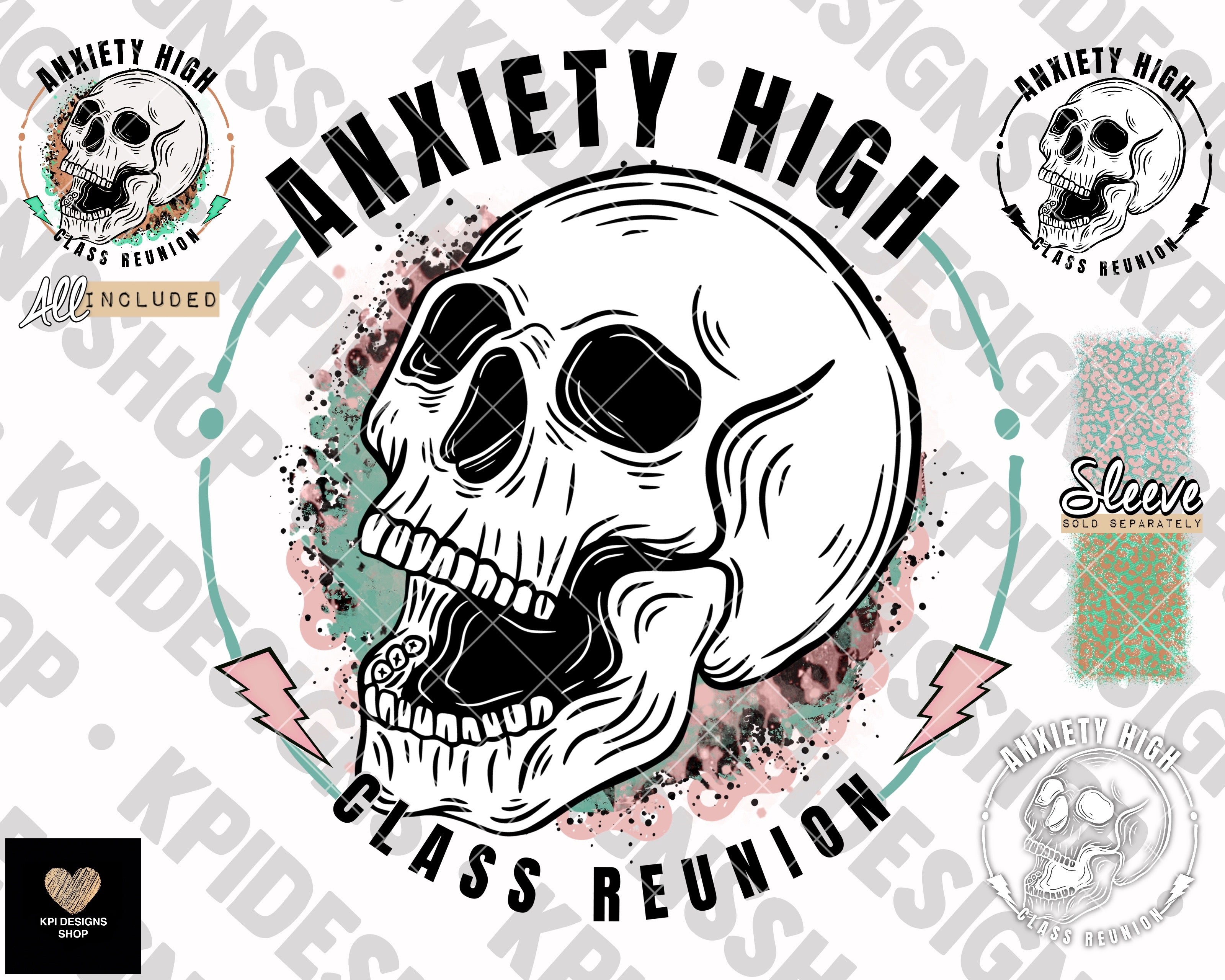 Anxiety High Class Reunion (5-pack) - Jan2023 - PNG - Digital Design ...