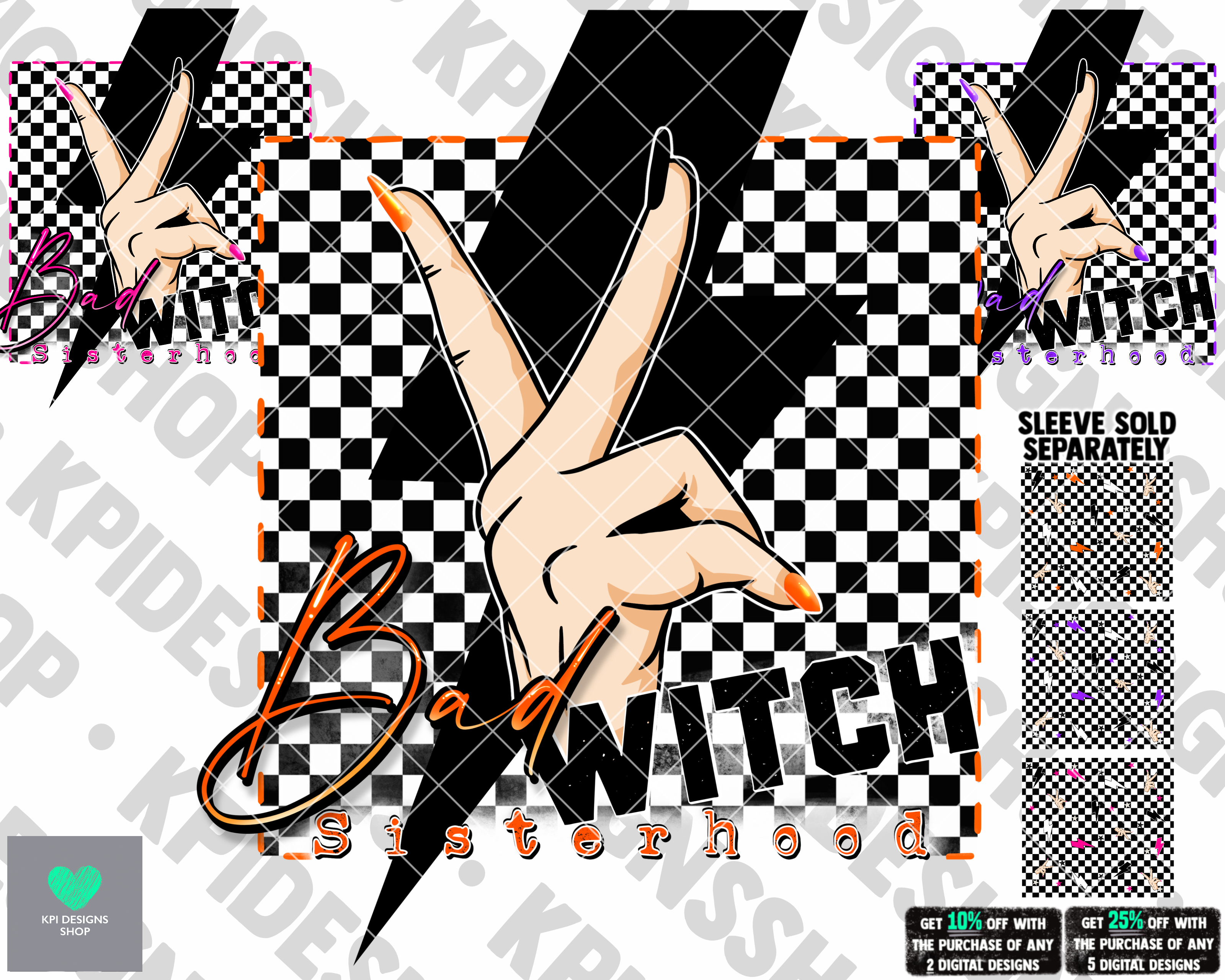Bad Witch Sisterhood - (3-pack) - June2022 - PNG - Digital Design – KPI ...