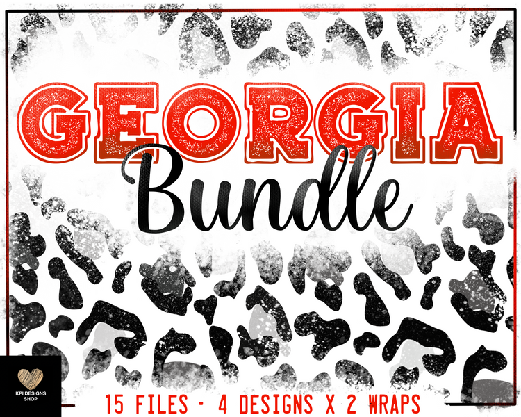 Georgia Bundle (15 Files - 4 Designs & 2 Wraps) - PNG - Digital Design ...