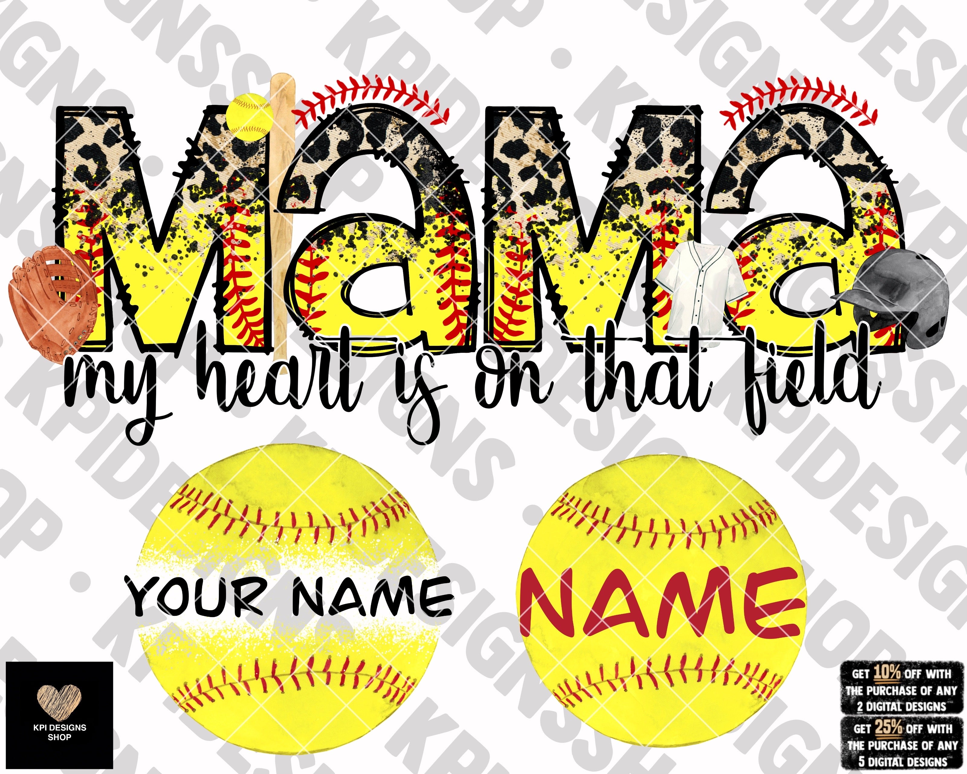My Heart is On That Field - Softball (Design & Name Badges) - Feb2023 ...