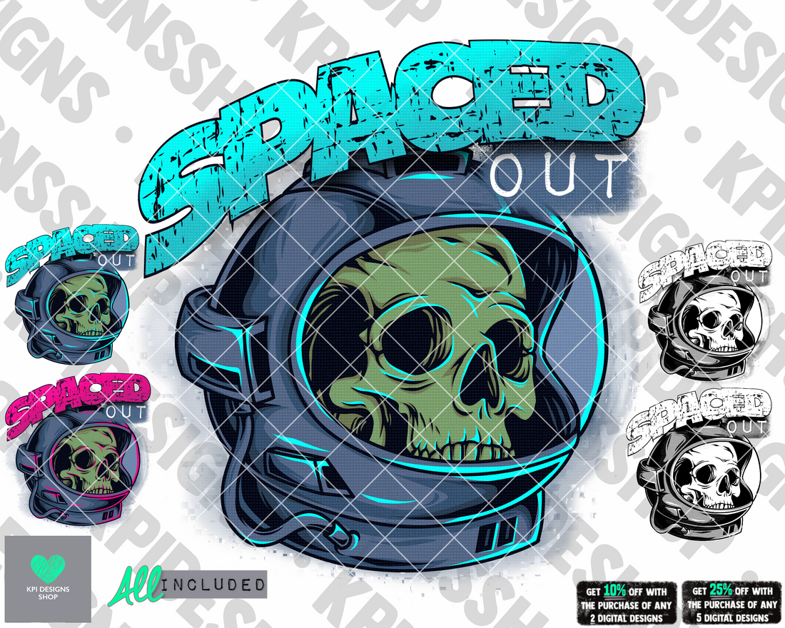 Spaced Out (5-pack) - July2022 - PNG - Digital Design – KPI Designs Shop