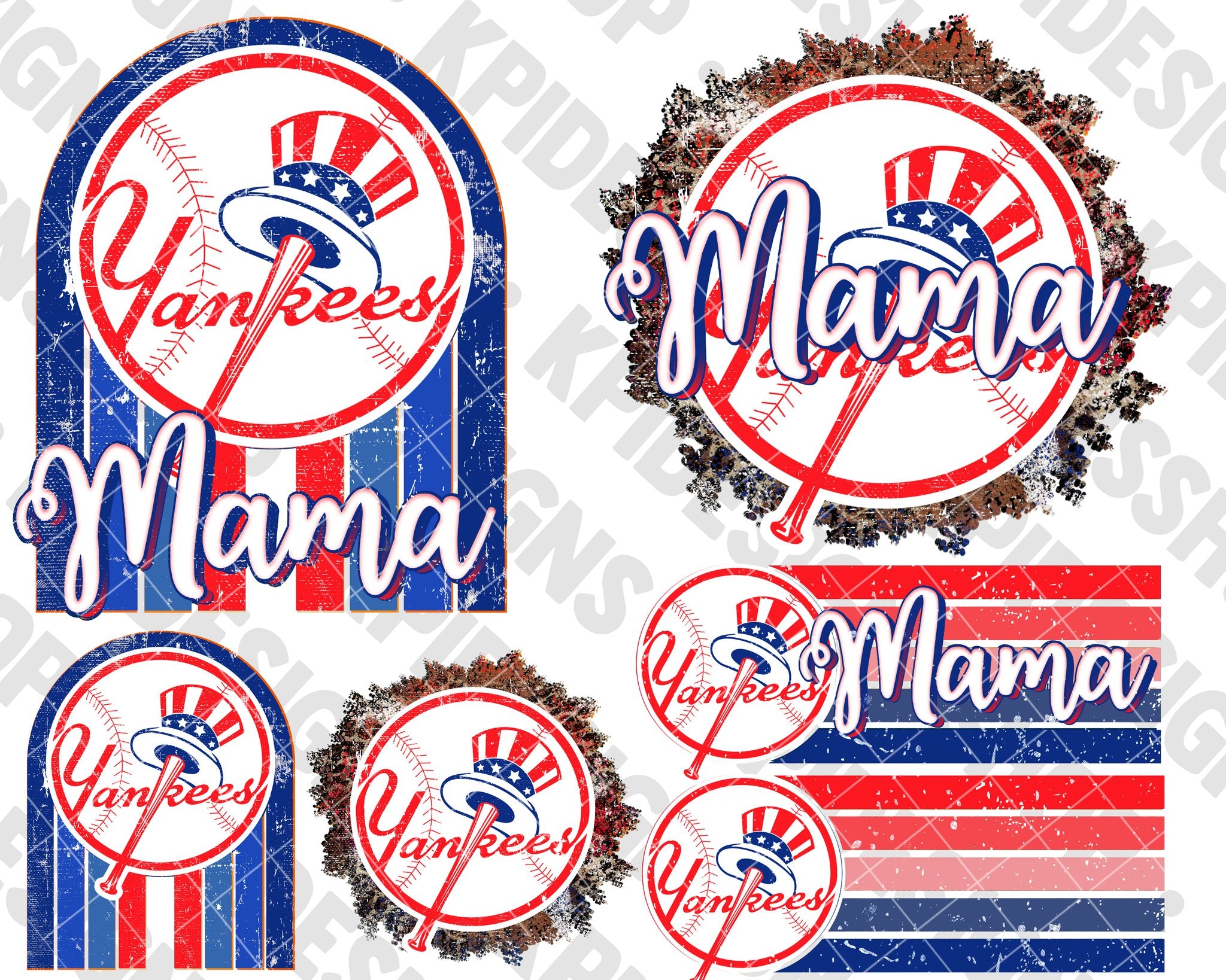 Yankees Bundle (6 Designs) (Personal Use Recommended) – KPI Designs Shop
